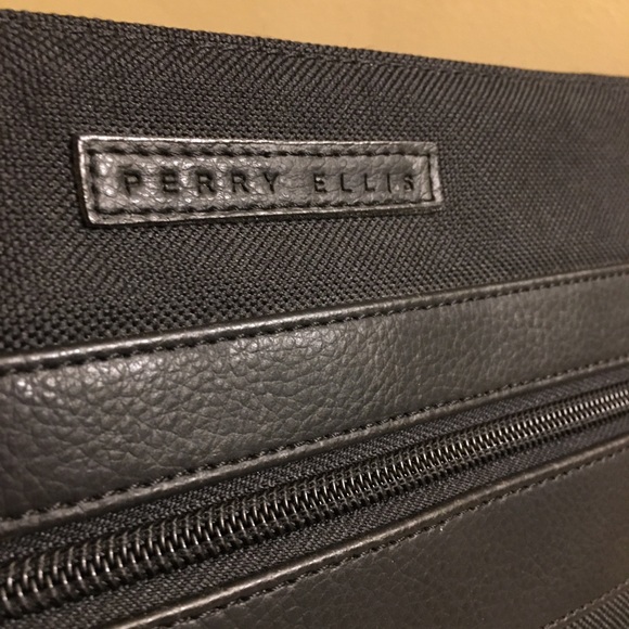 Perry Ellis | Bags | Perry Ellis Portfolio Black Nylon Briefcase Bag | Poshmark